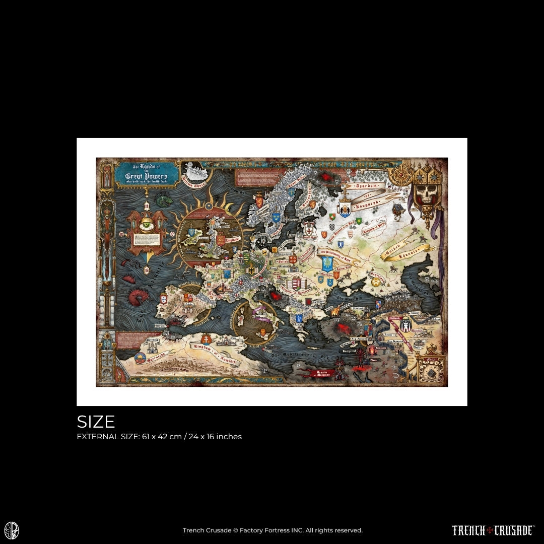 Trench Crusade: The Map of Trench Crusade – MINDWORKS USA